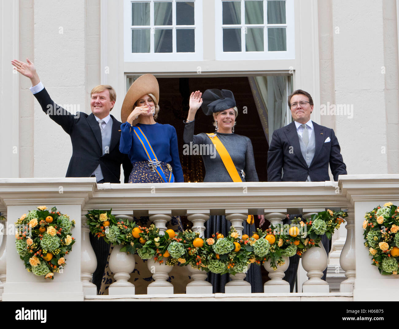Den Haag, Netherlands. 20th Sep, 2016. King Willem-Alexander and Queen ...