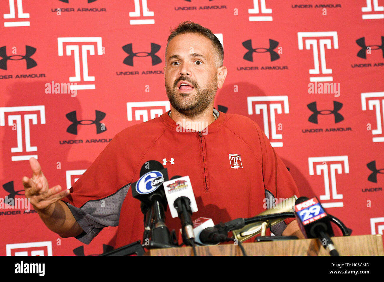 Philadelphia, Pennsylvania, USA. 20th Sep, 2016. Temple football's head ...