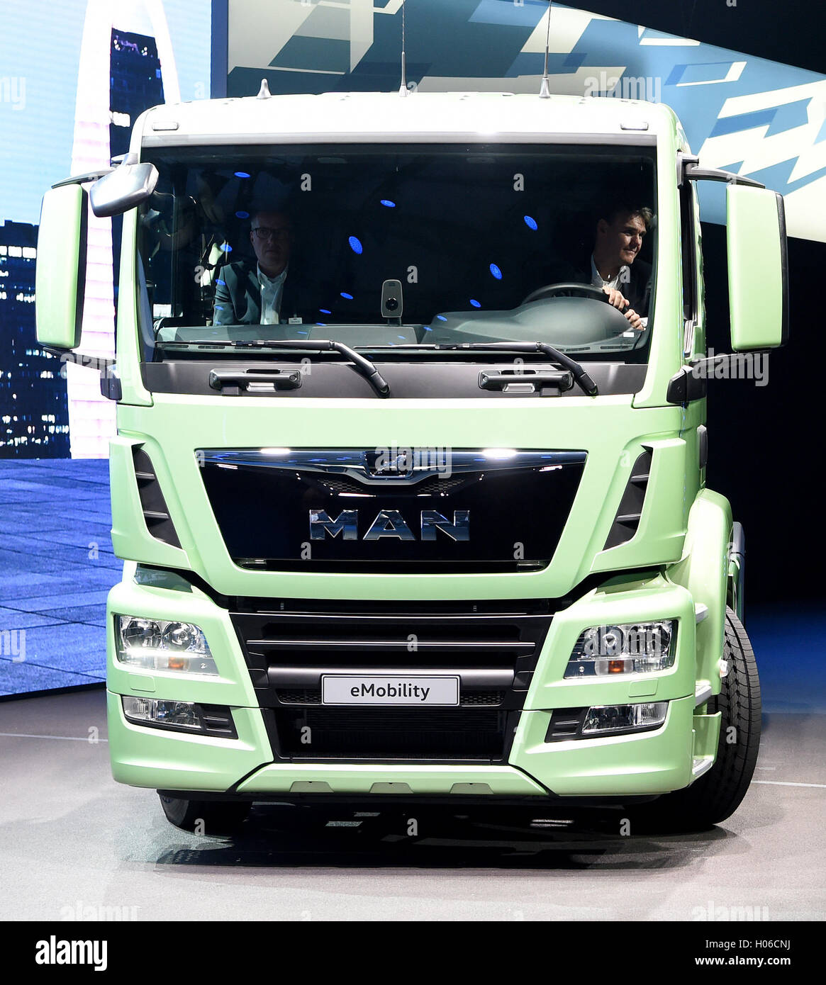 Hanover, Germany. 20th Sep, 2016. The prototype of a MAN eMobility ...