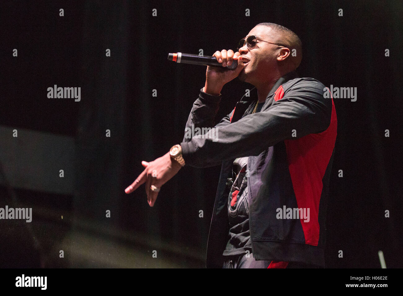 Chicago, Illinois, USA. 17th Sep, 2016. Rapper NAS (NASIR BIN OLU DARA ...