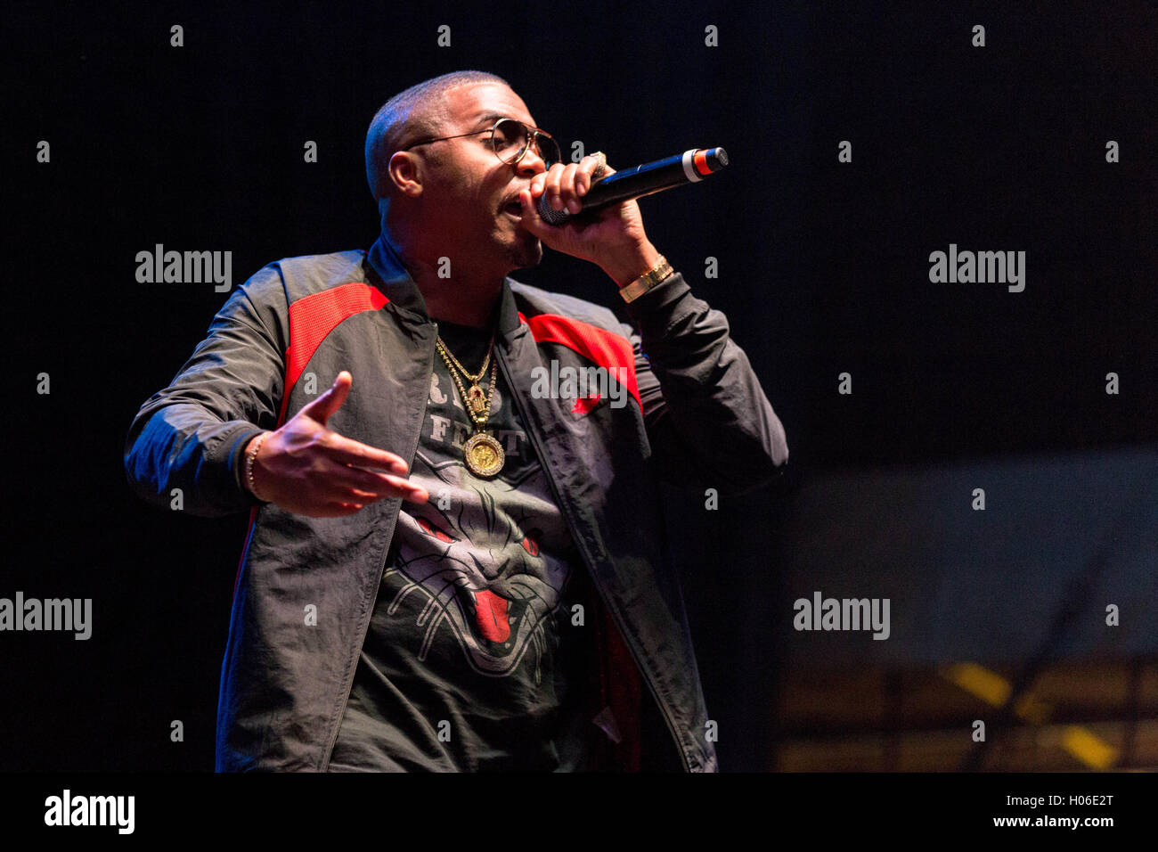 Chicago, Illinois, USA. 17th Sep, 2016. Rapper NAS (NASIR BIN OLU DARA ...