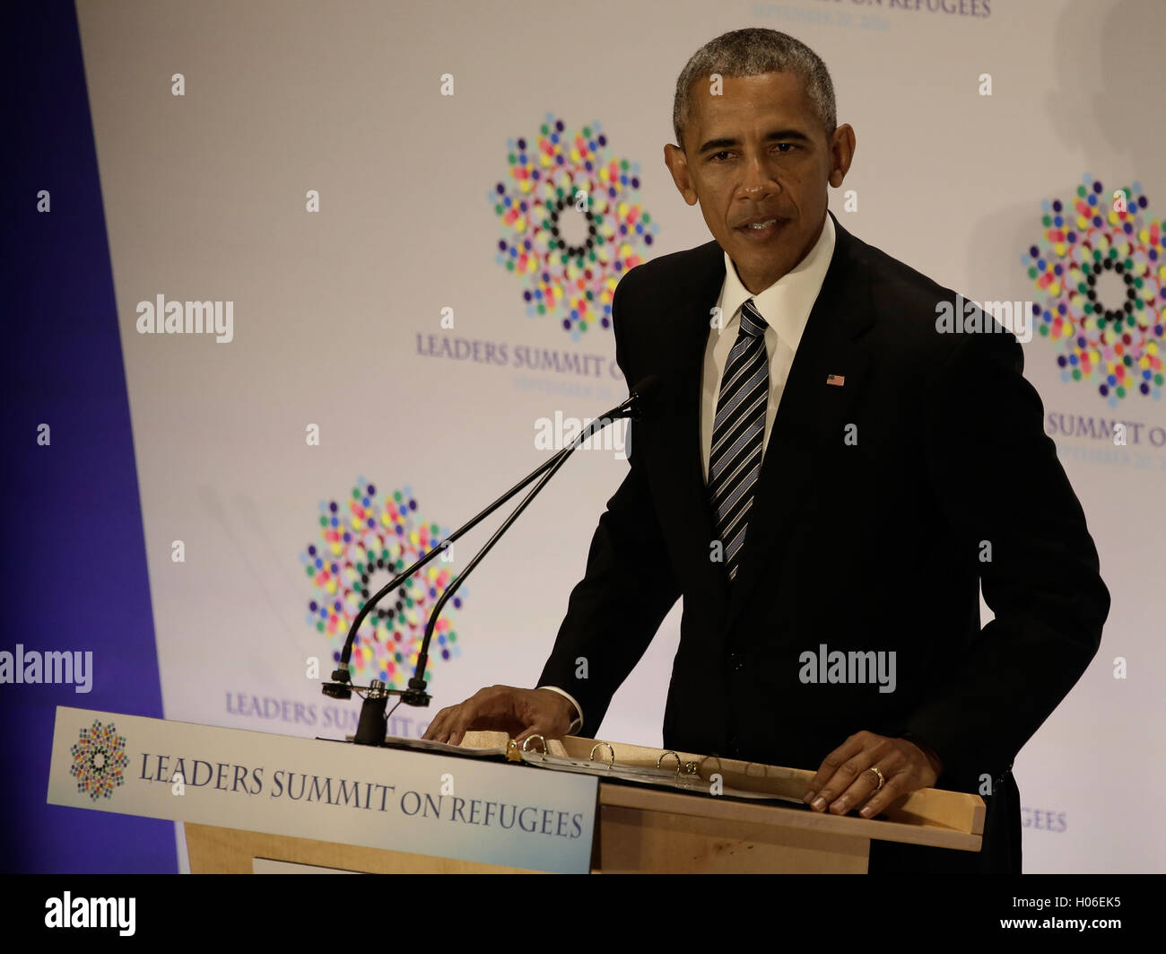 New York, New York, USA. 20th Sep, 2016. United States President Barack ...