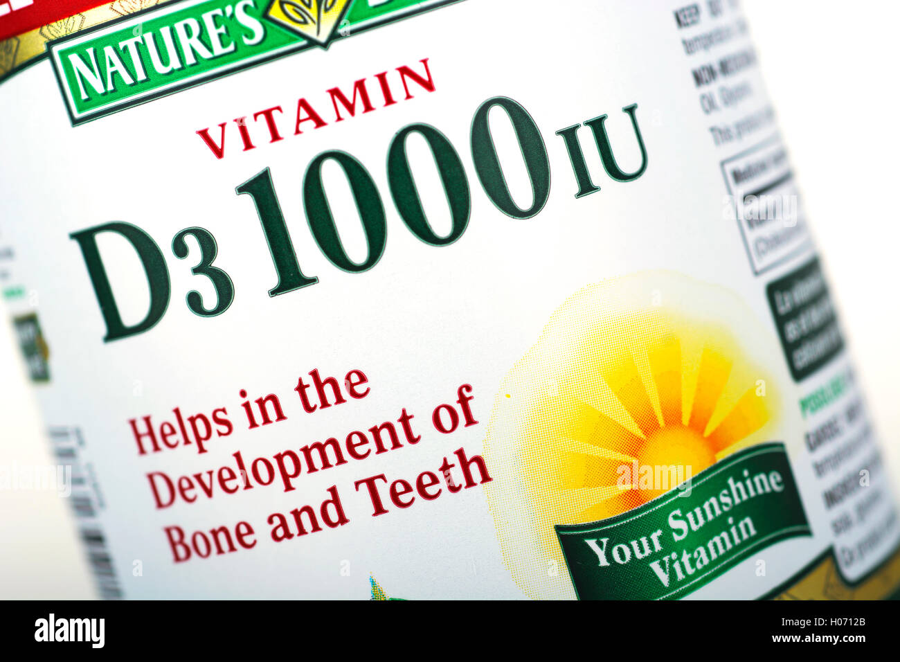 Vitamin d3 tablets hi-res stock photography and images - Alamy
