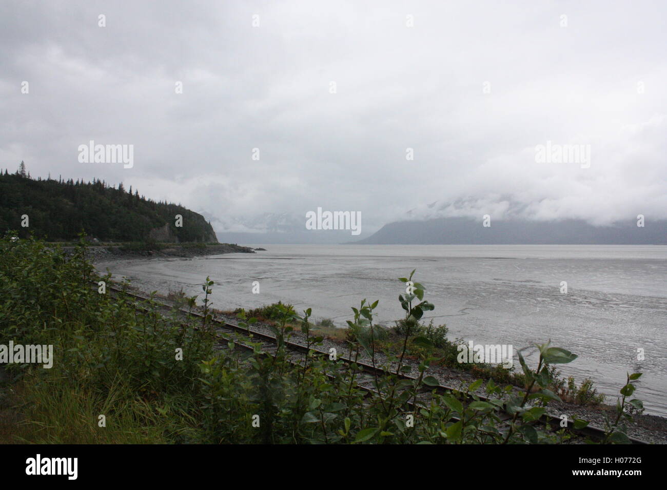 The salt flats of Alaska Stock Photo - Alamy