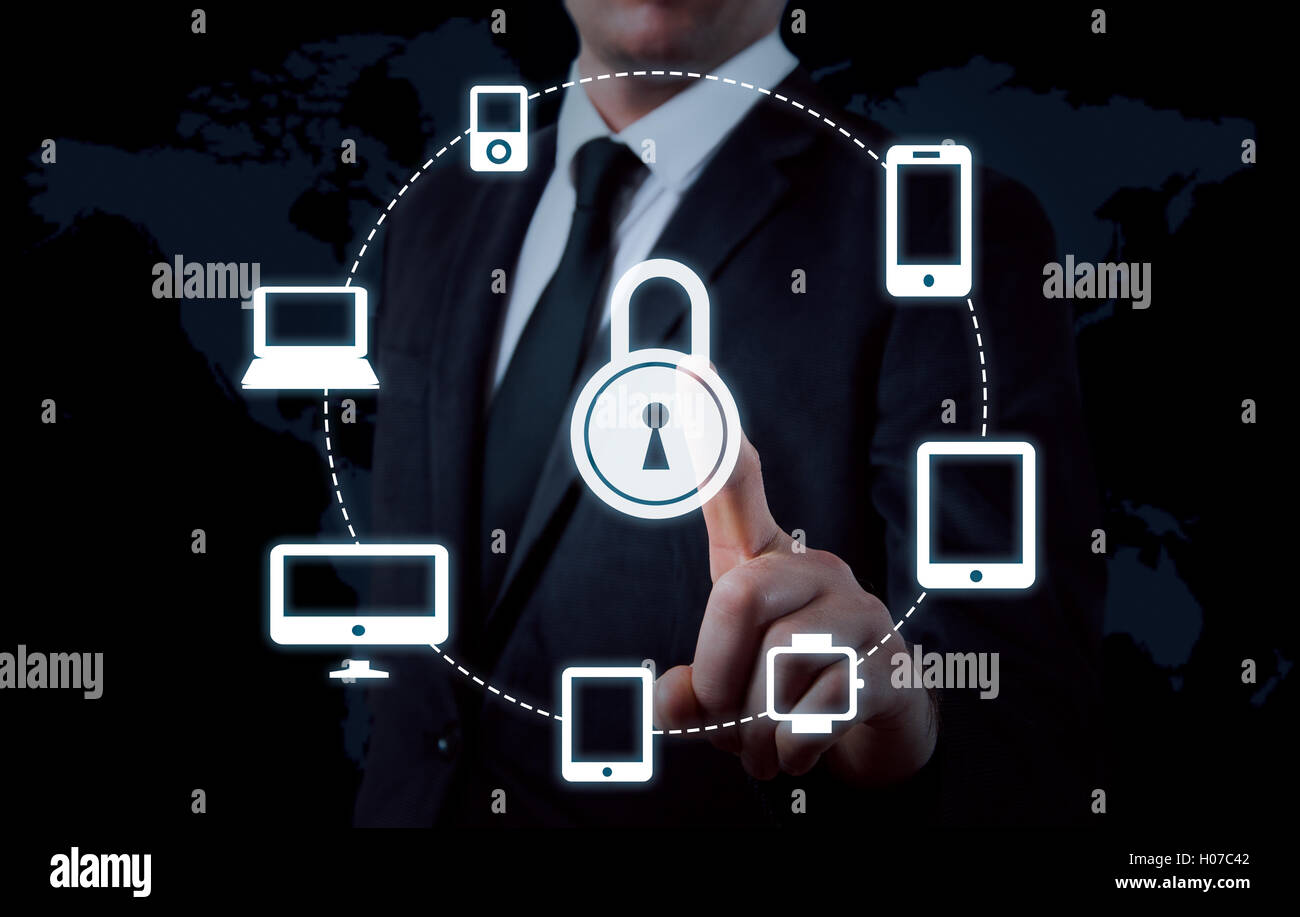 Protect Cloud Information Data Concept Security And Safety Of Cloud