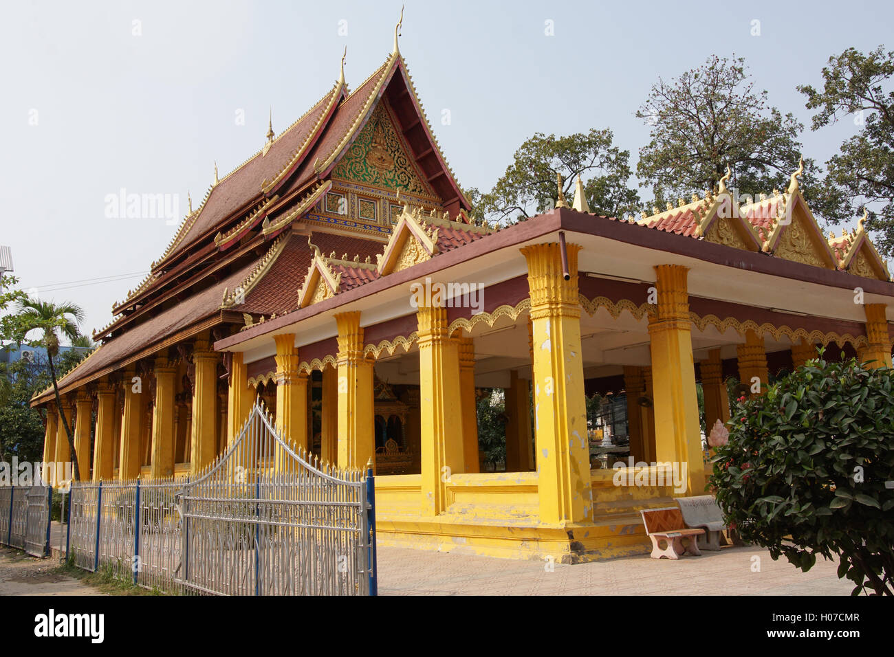 Wat Mixai, Vientiane, Laos, Asia Stock Photo - Alamy