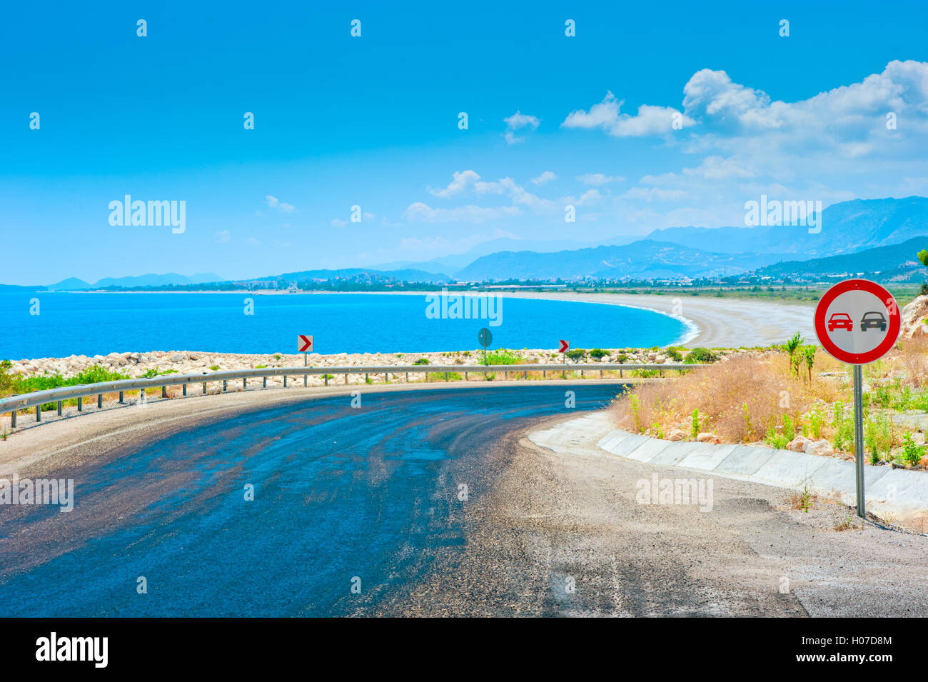 road leading from the mountains to the beach Stock Photo - Alamy