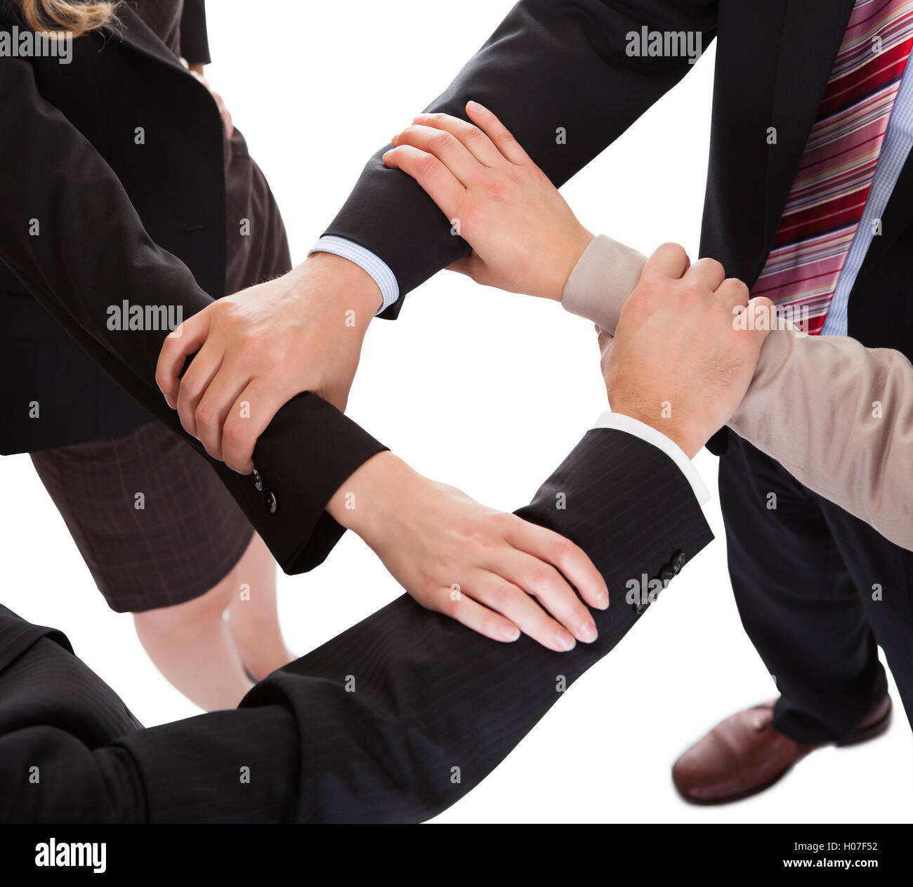 Linking hands hi-res stock photography and images - Alamy