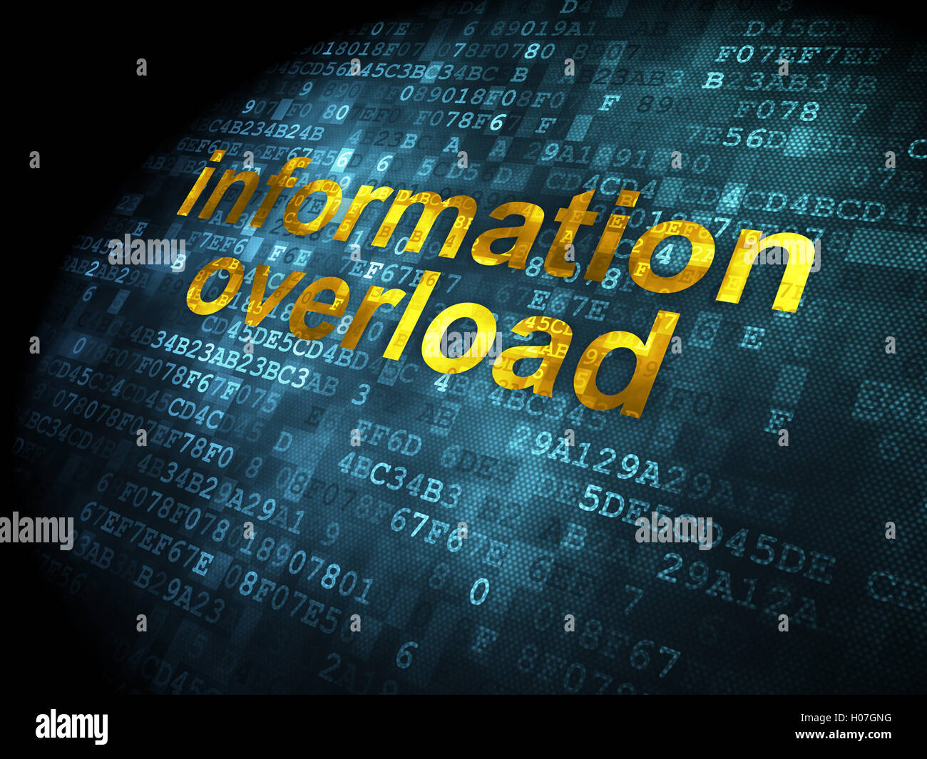 Information concept: Information Overload on digital background Stock ...