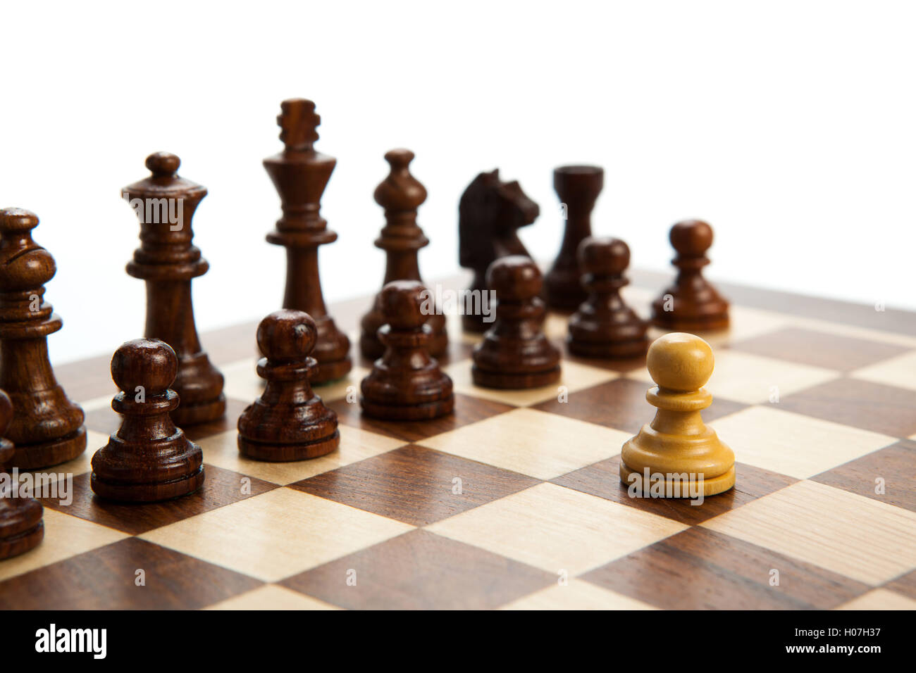 chess pieces on the board Stock Photo - Alamy