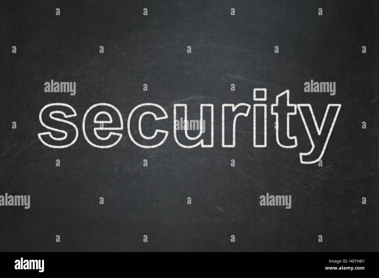 Security concept: Security on chalkboard background Stock Photo - Alamy