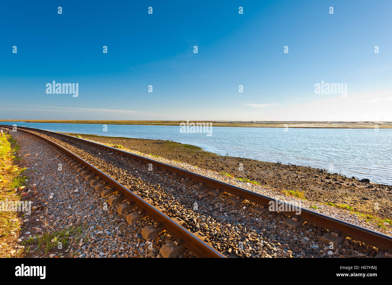 Seashore railway hi-res stock photography and images - Alamy