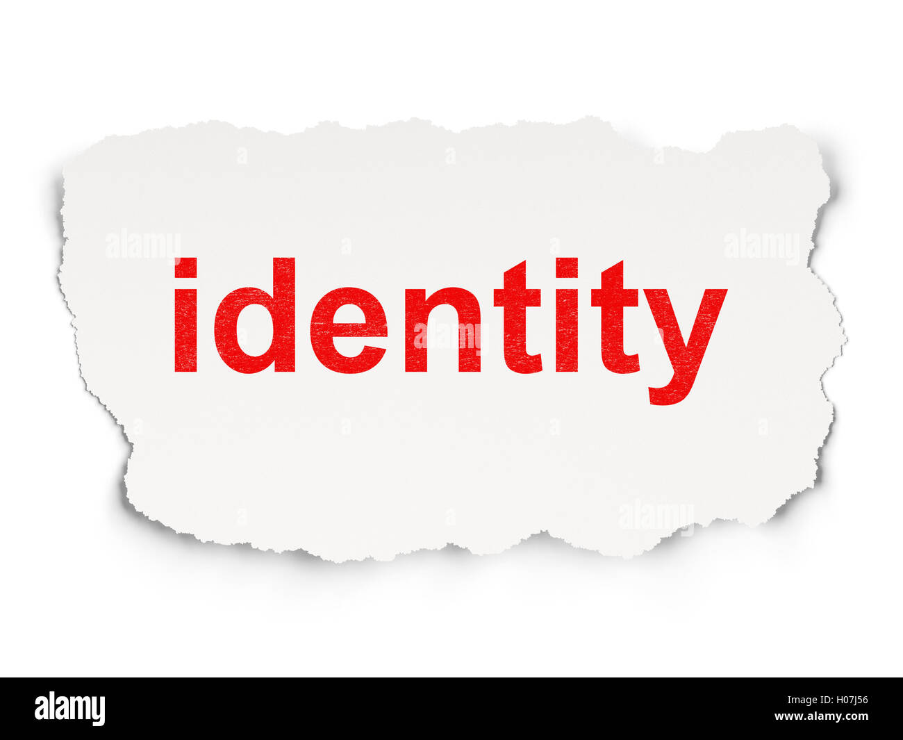 Security concept: Identity on Paper background Stock Photo - Alamy