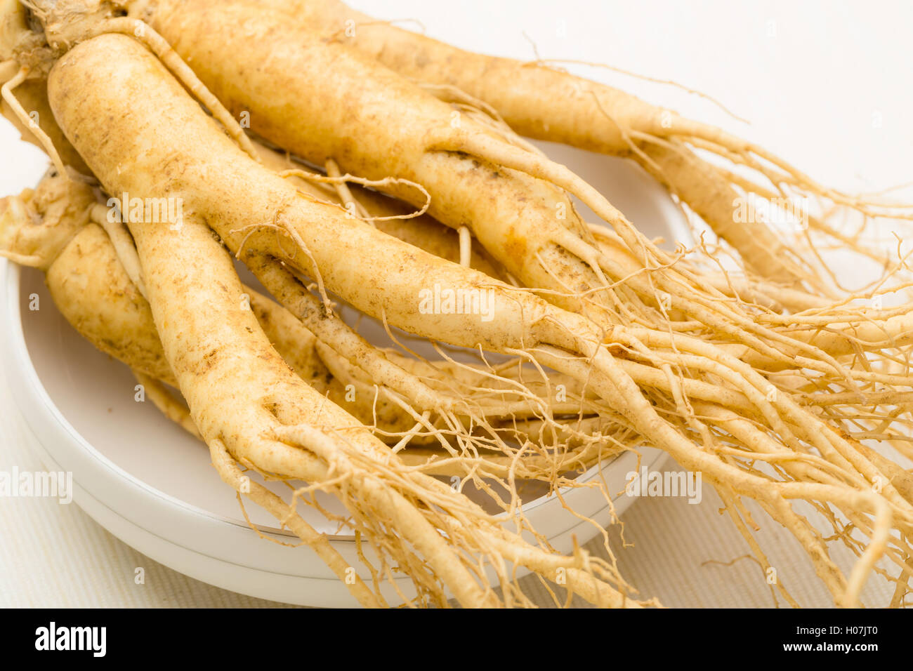 Fresh Ginseng texture Stock Photo - Alamy