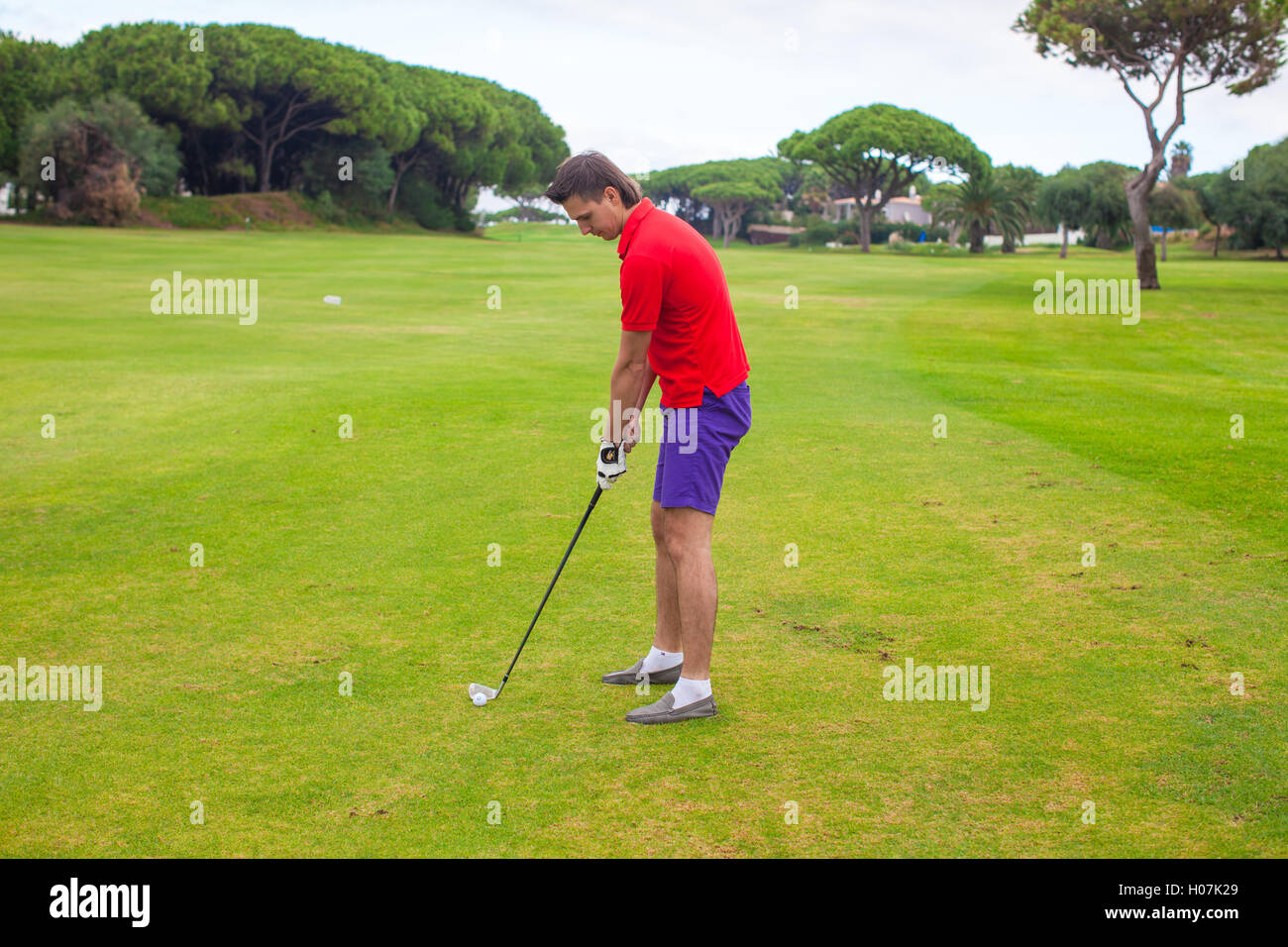 Golf driving tee hi-res stock photography and images - Alamy