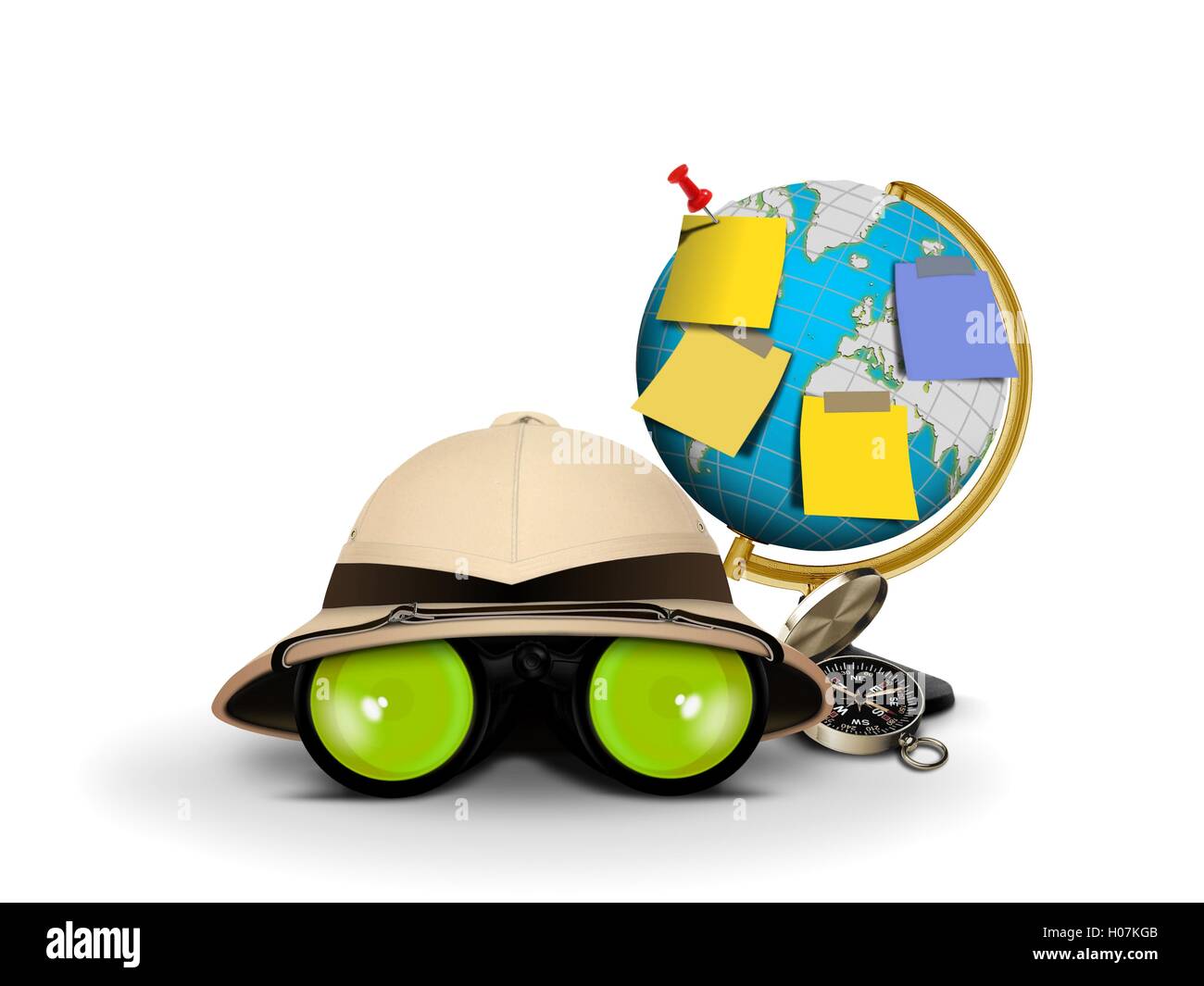 Explorer hat hi-res stock photography and images - Alamy