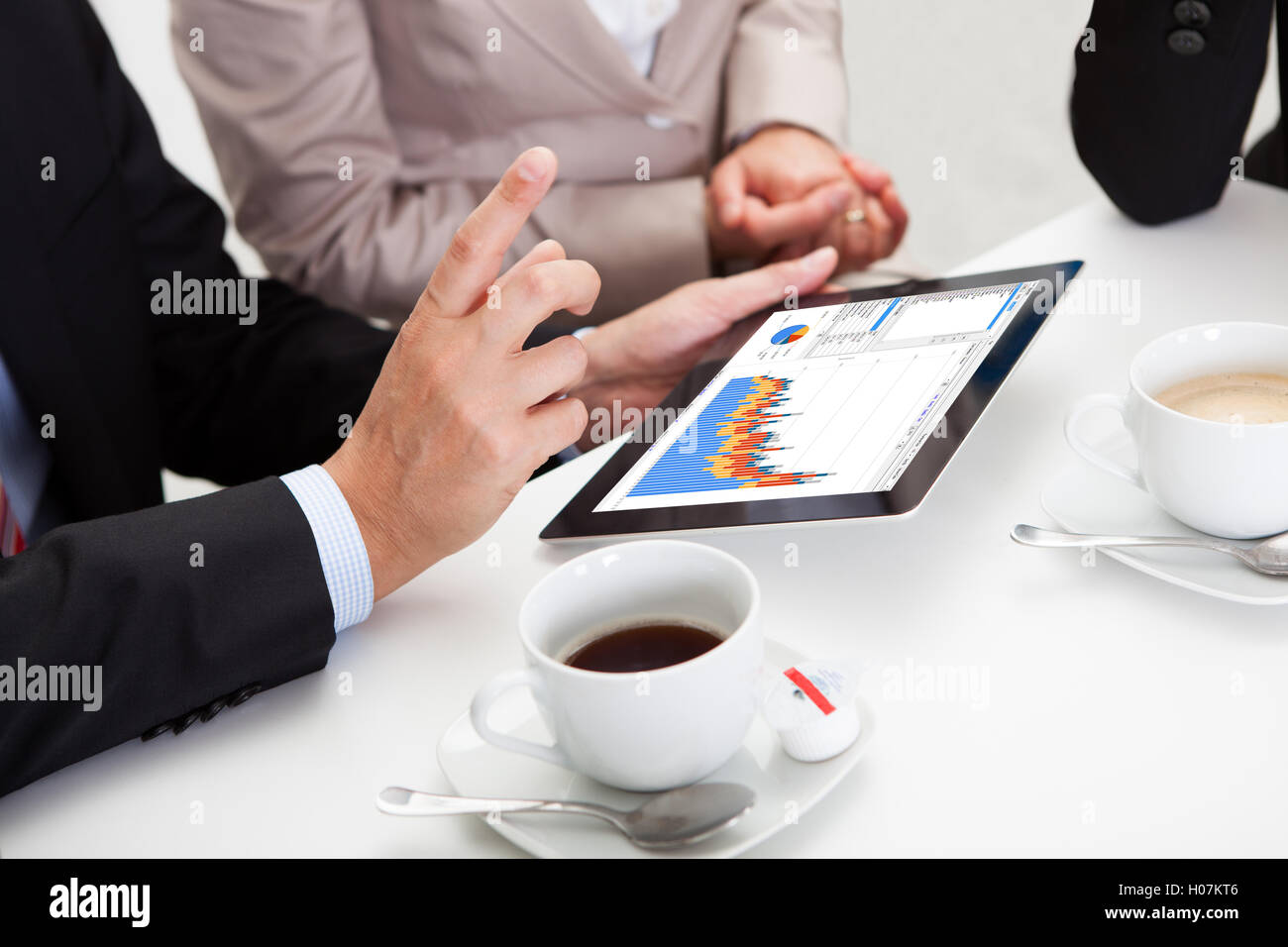 Business colleagues enjoying a coffee break Stock Photo - Alamy