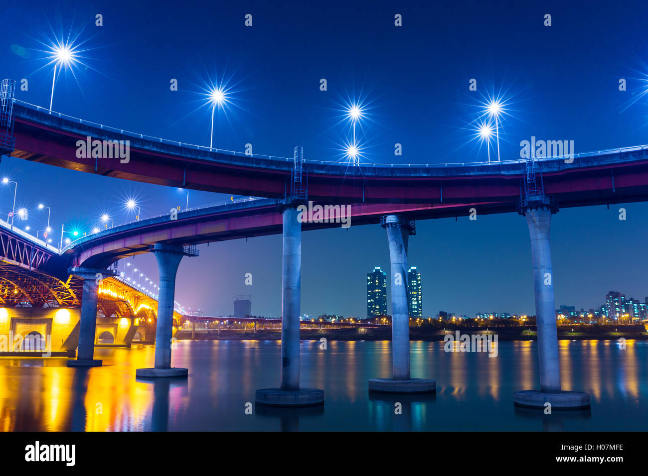 Freeway in Seoul Stock Photo - Alamy