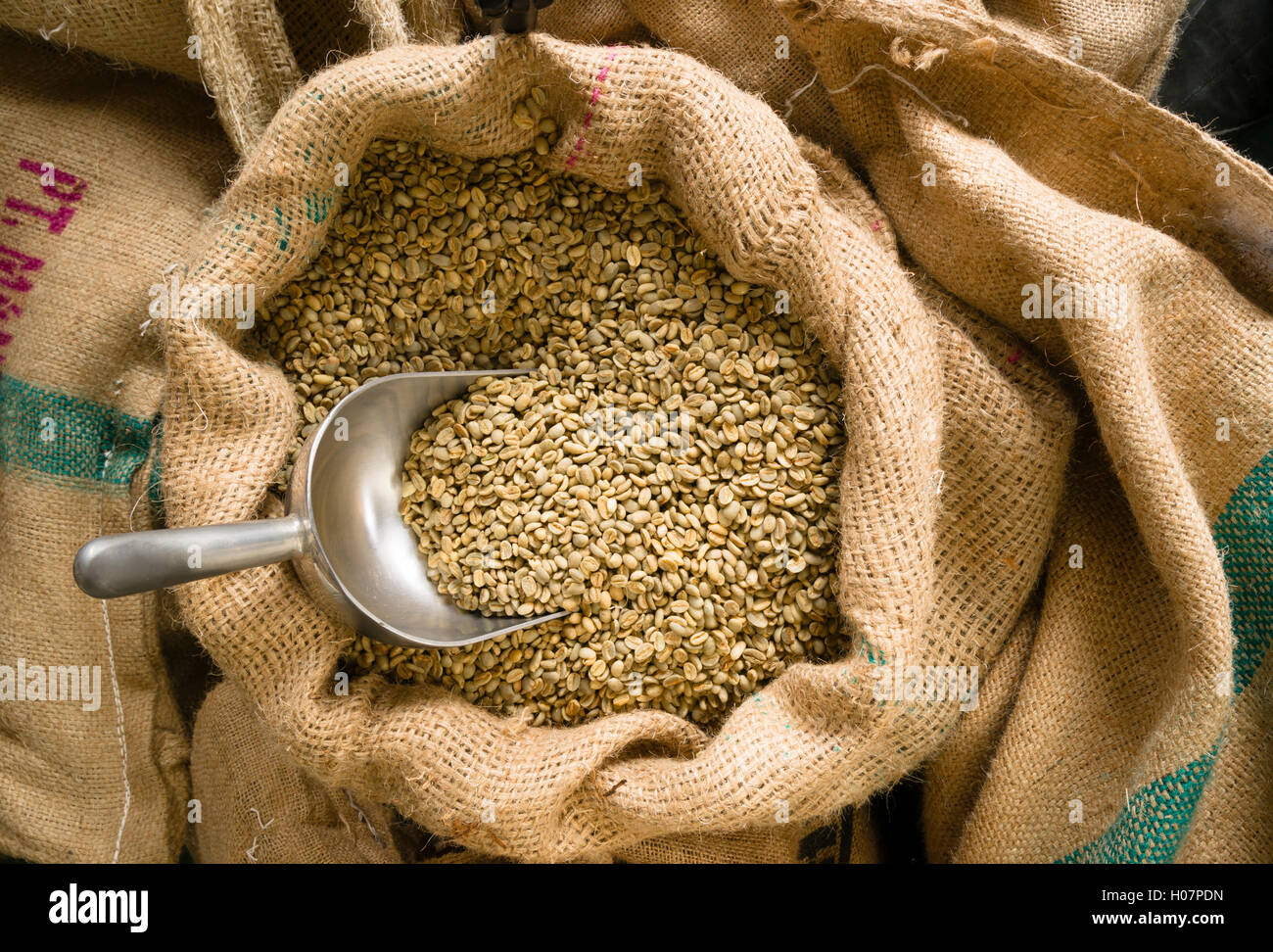 Raw coffee seeds bulk hi-res stock photography and images - Alamy