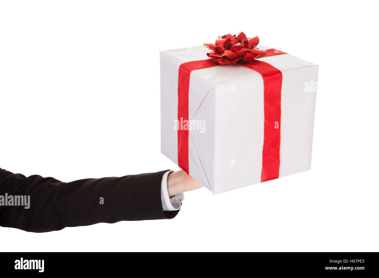 Romantic man holding hand Cut Out Stock Images & Pictures - Alamy