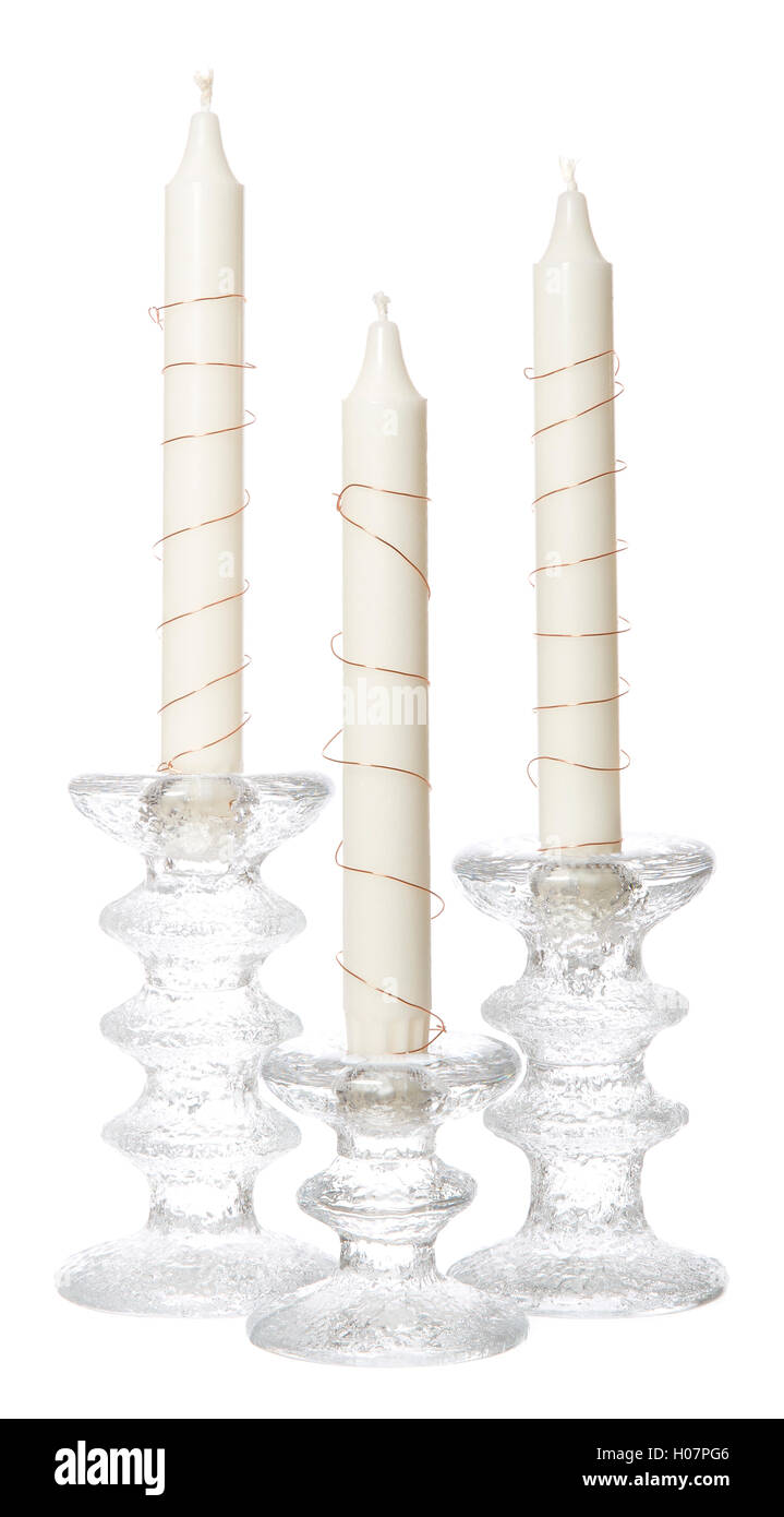 Christmas scented candles Cut Out Stock Images & Pictures - Alamy