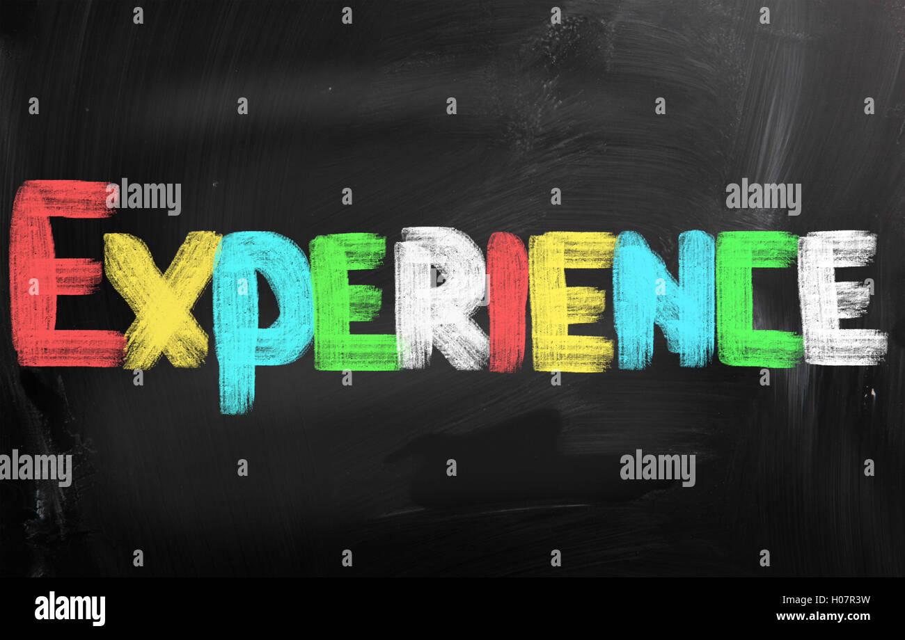 My experience concept hi-res stock photography and images - Alamy