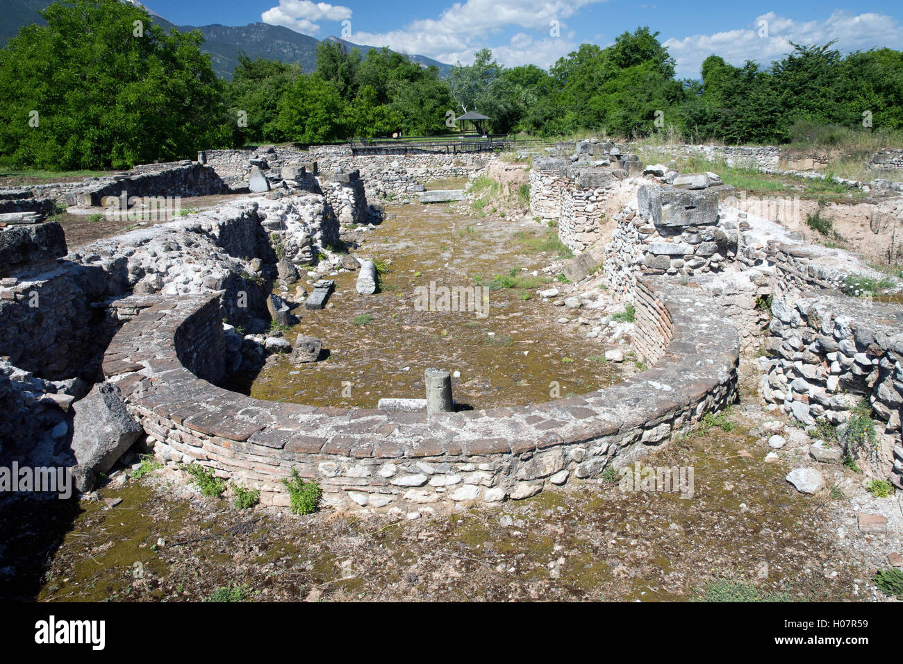 ruins in Dion, Greece Stock Photo - Alamy