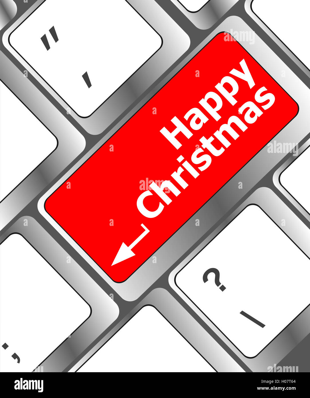 Merry christmas message keyboard enter hi-res stock photography and ...