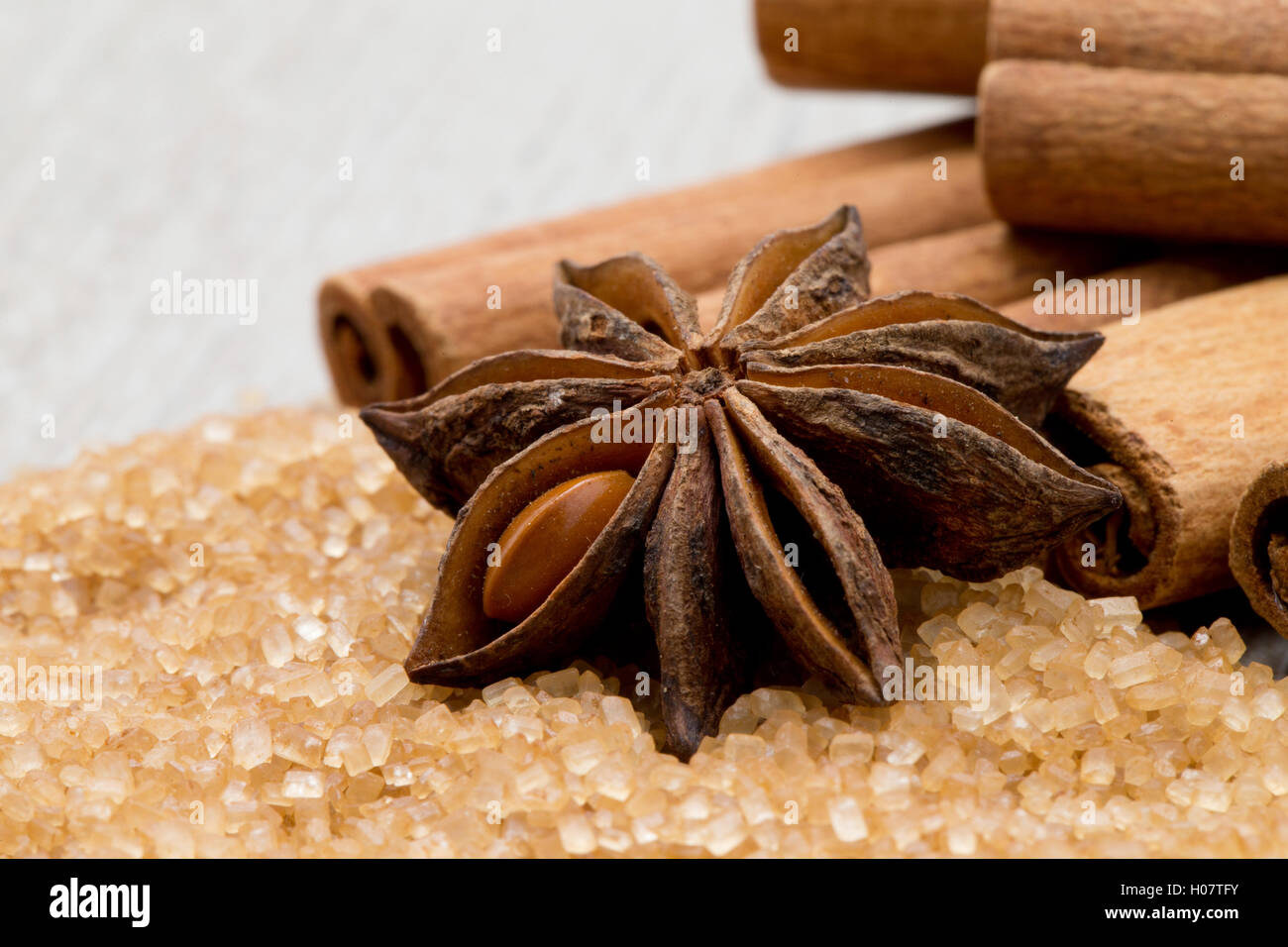 anise and cinnamon Stock Photo - Alamy