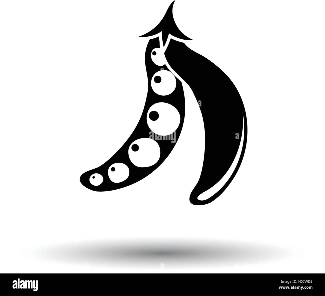 Pea business logo Stock Vector Images - Alamy