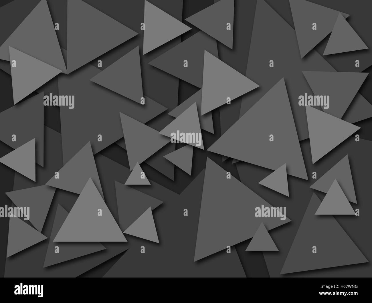 Triangle Tones Grey 3D Stock Photo - Alamy