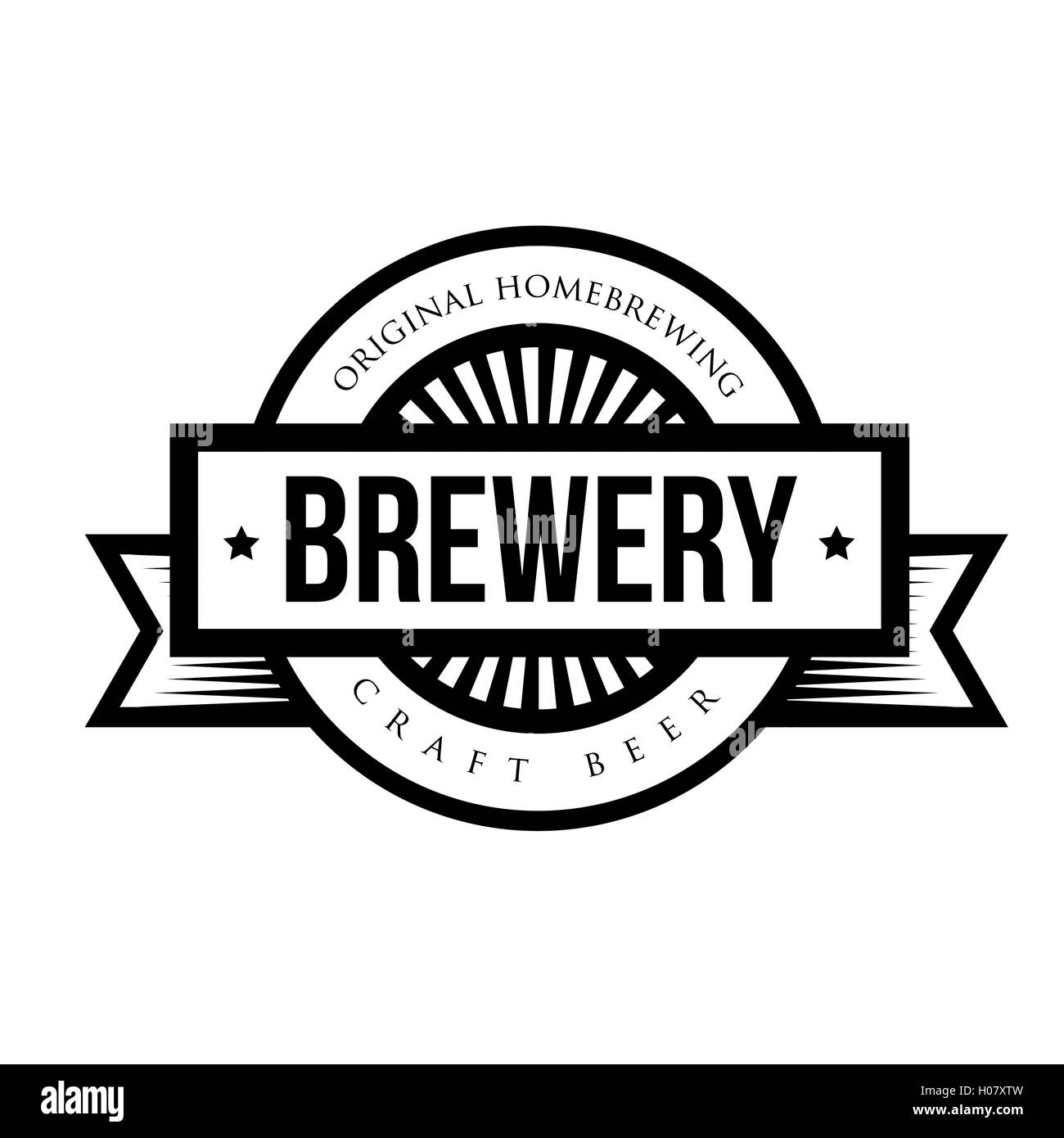 Brewery vintage logo vector Stock Vector Image & Art - Alamy