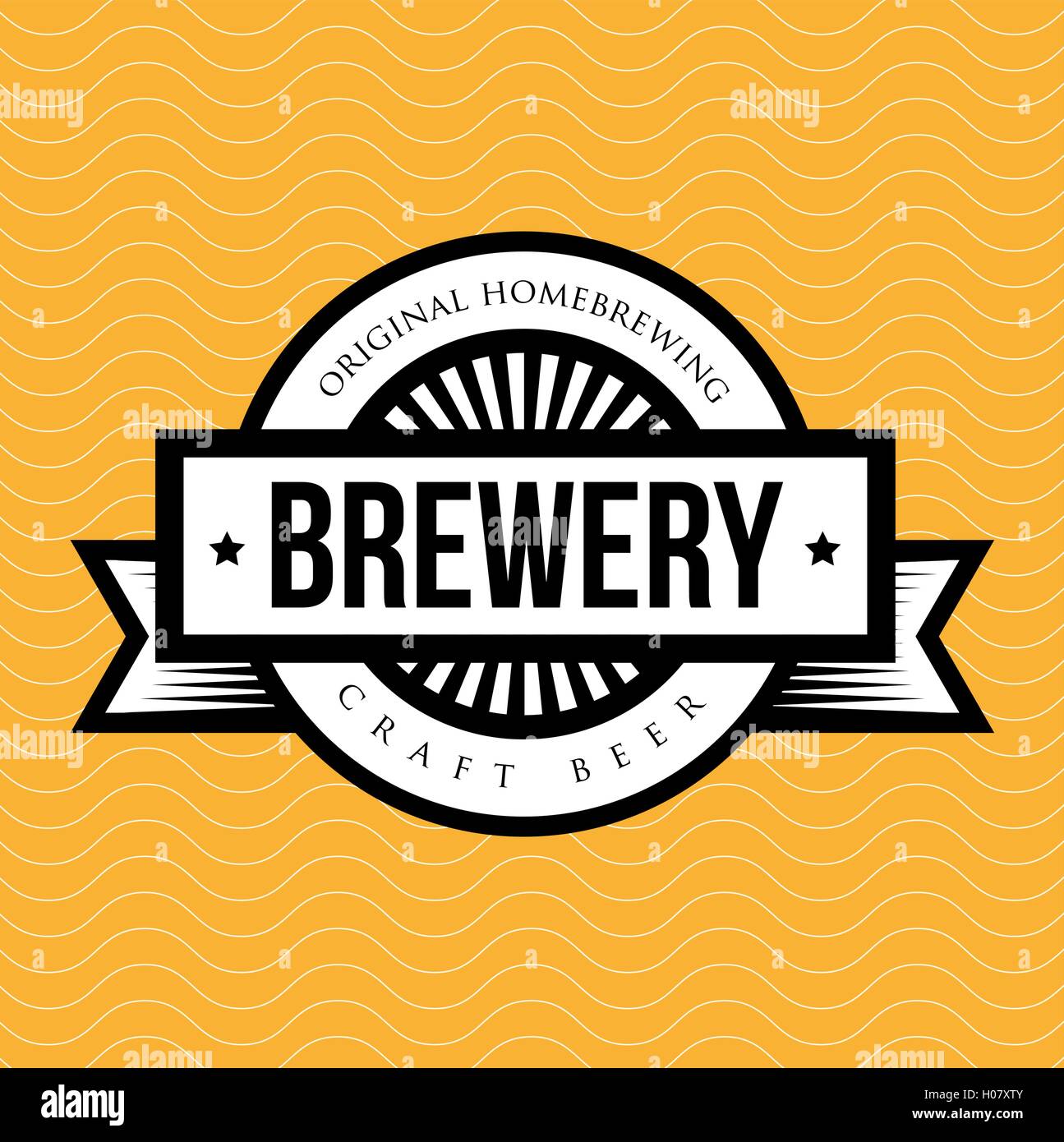 Brewery logo label hi-res stock photography and images - Alamy