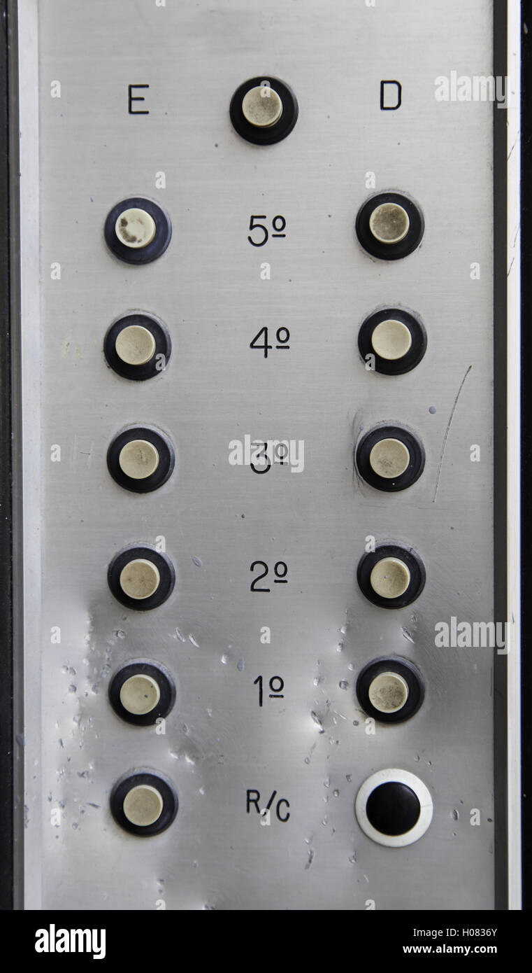 Old intercom, intercom obsolete detail Stock Photo - Alamy