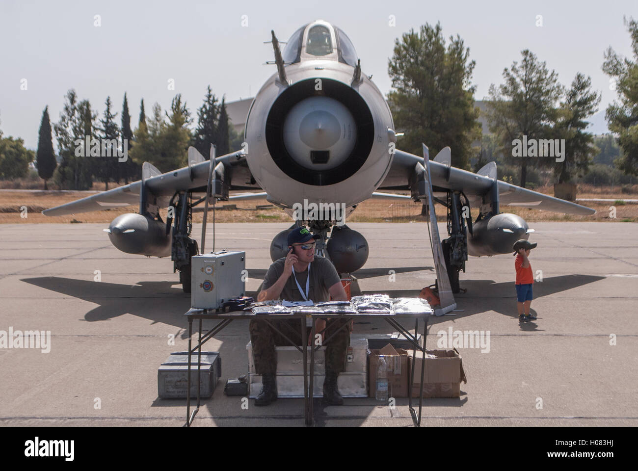 Sukhoi SU-22 (SU-17M4K) Nato - Fitter-K. Athens flying week is the city ...