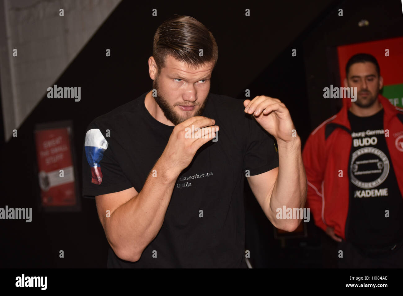 Auckland, New Zealand. 20th Sep, 2016. Russian heavyweight giant boxer ...