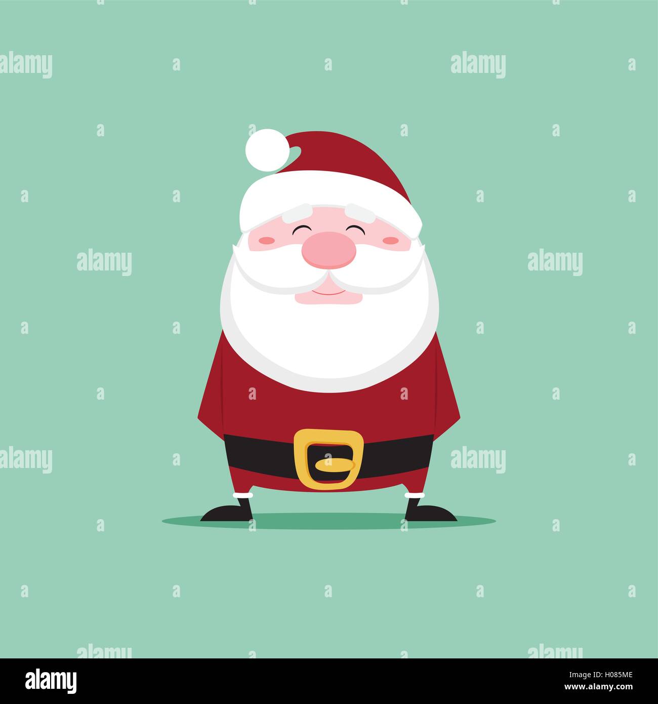 Cute Santa claus Stock Vector Image & Art - Alamy