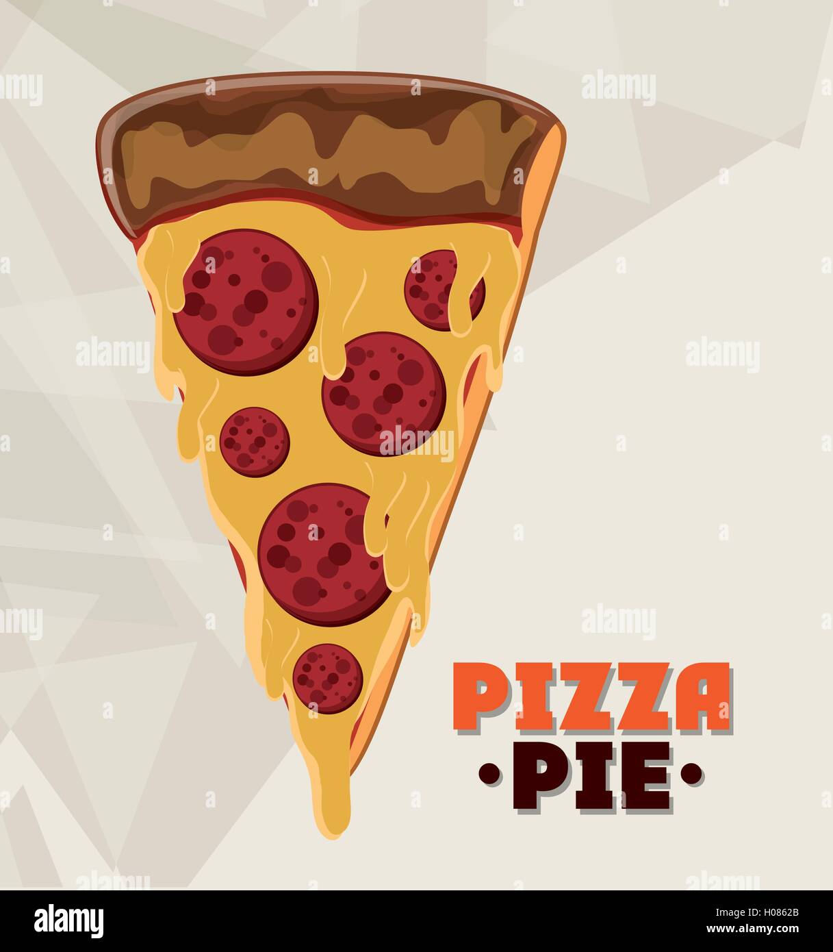 Pizza pie and fast food design Stock Vector Image & Art - Alamy