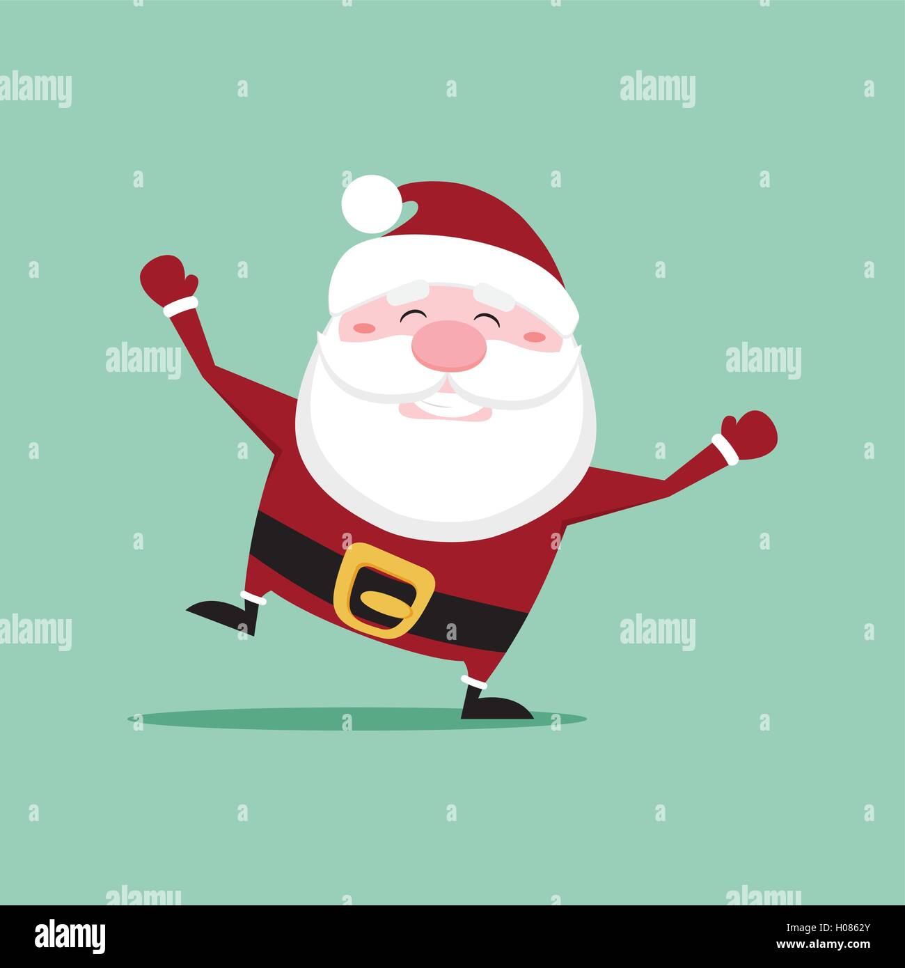 Cute Santa claus Stock Vector Image & Art - Alamy