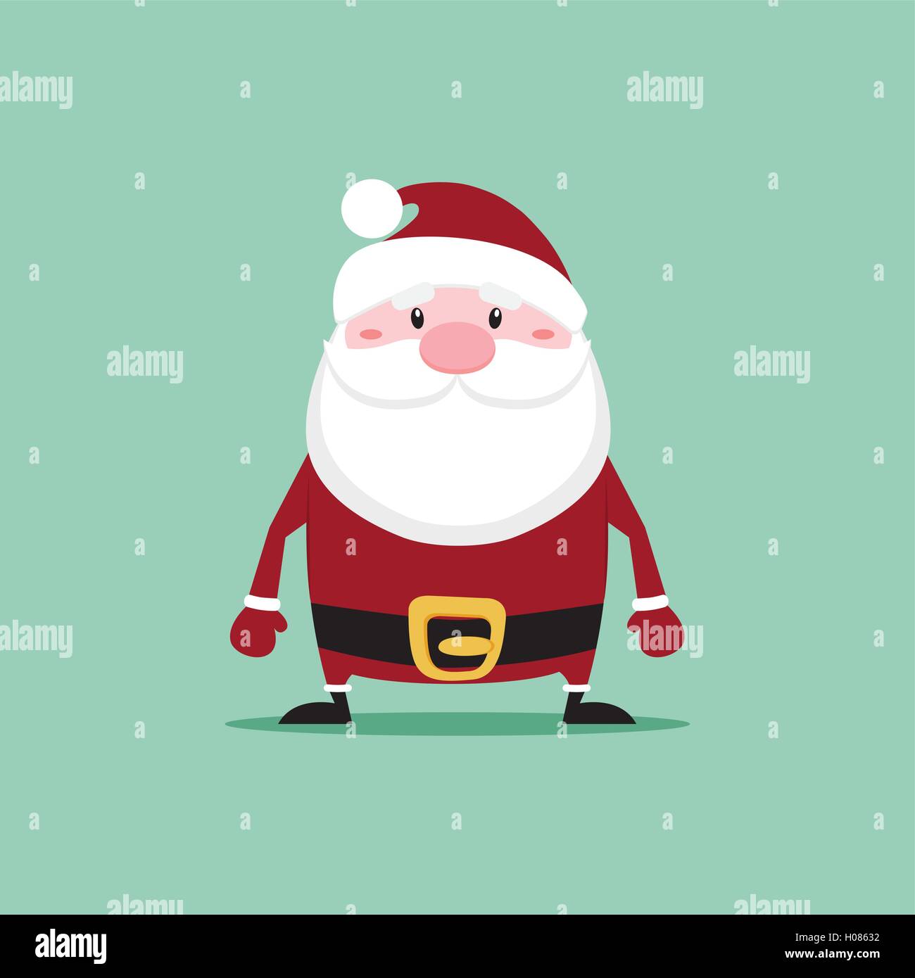 Cute Santa claus Stock Vector Image & Art - Alamy
