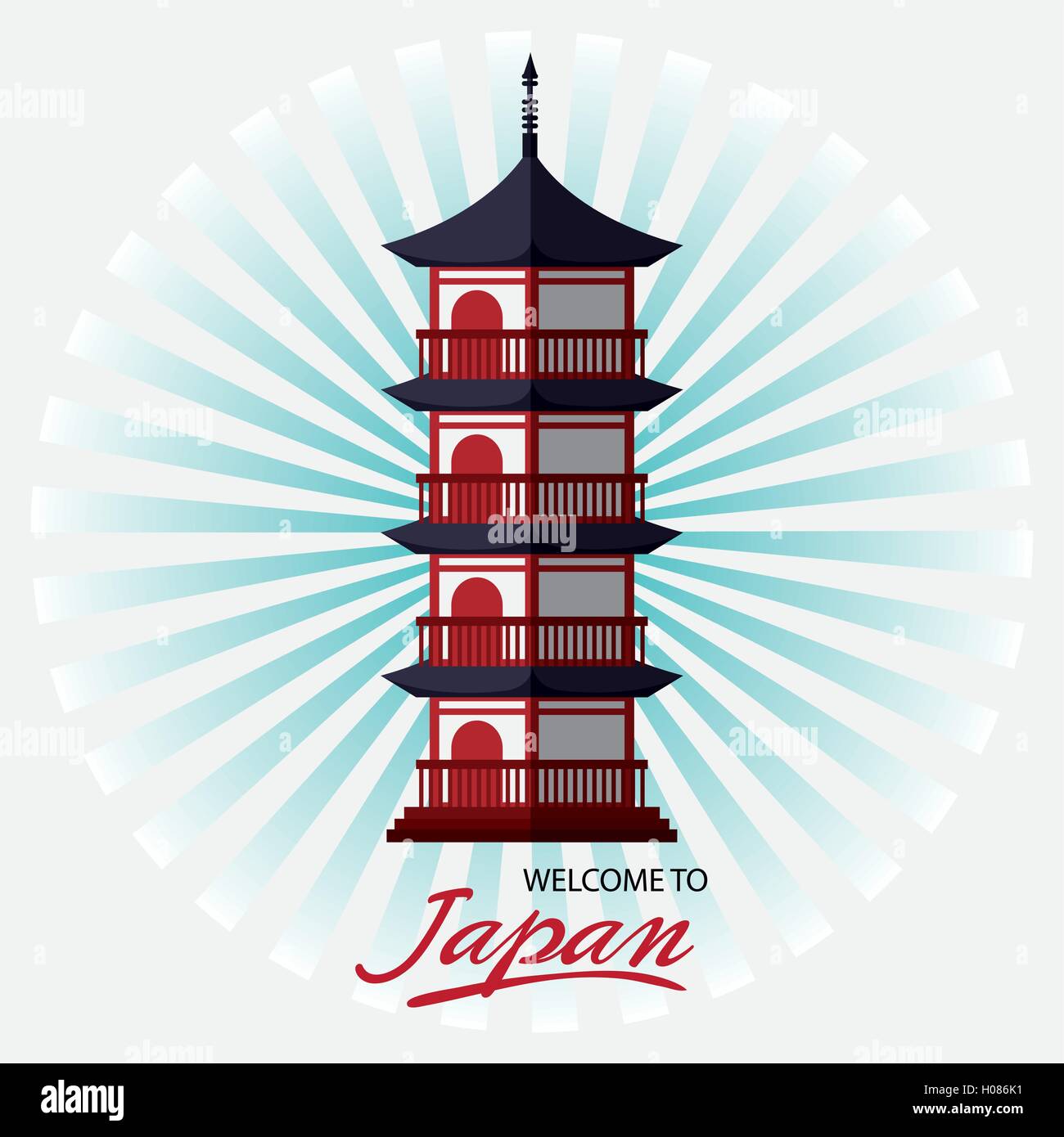 Japan culture and landmark design Stock Vector Image & Art - Alamy