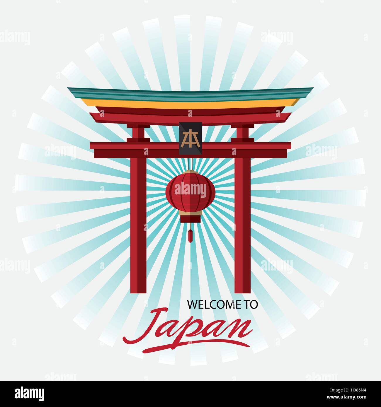 Japan culture and landmark design Stock Vector Image & Art - Alamy