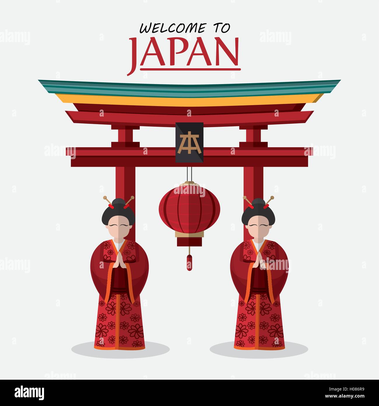 Japan culture and landmark design Stock Vector Image & Art - Alamy
