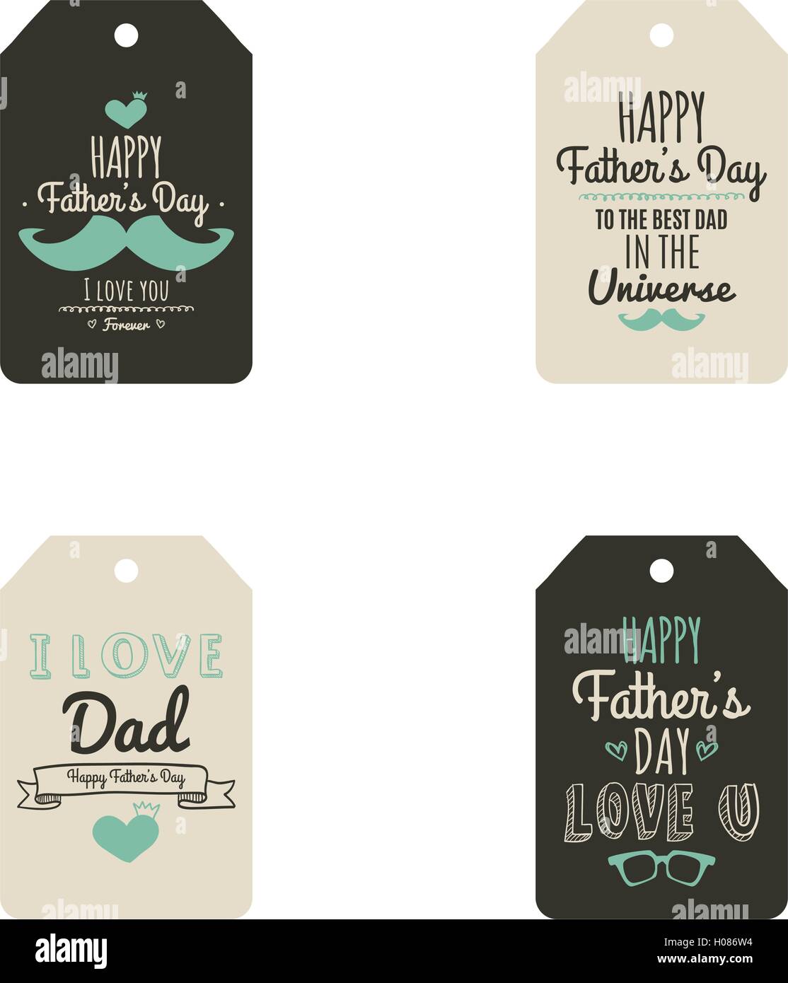 father day labels Stock Vector Image & Art - Alamy