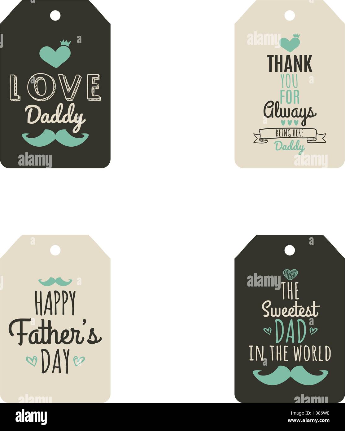 father day labels Stock Vector Image & Art - Alamy