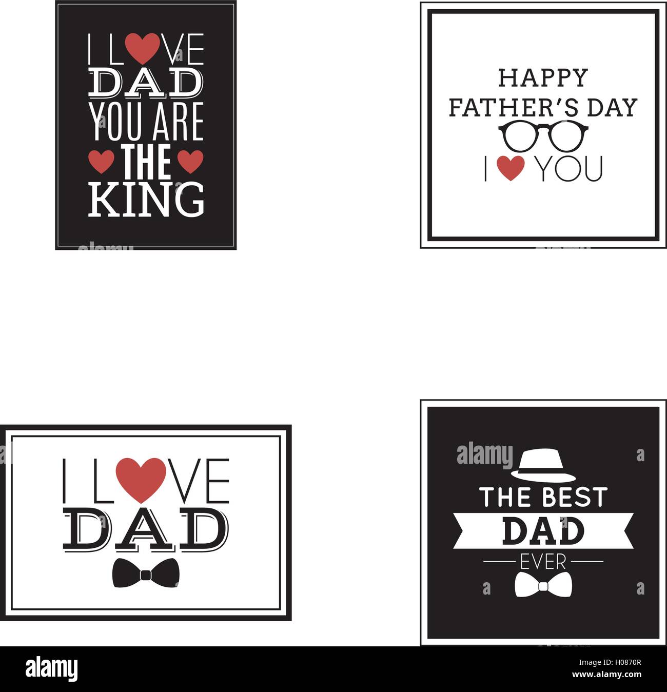 father day labels Stock Vector Image & Art - Alamy