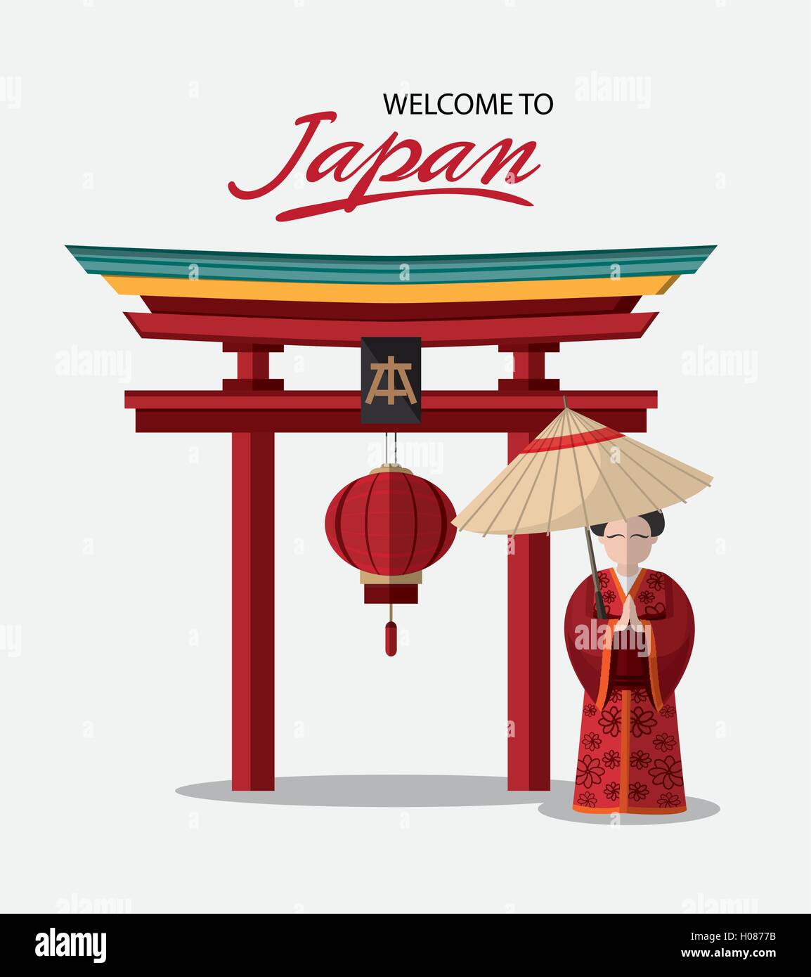 Japan culture and landmark design Stock Vector Image & Art - Alamy