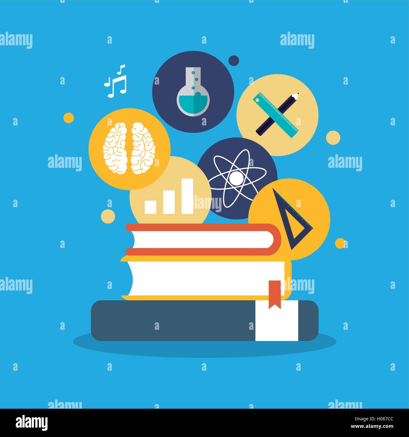 education and academia related icons image Stock Vector Image & Art - Alamy