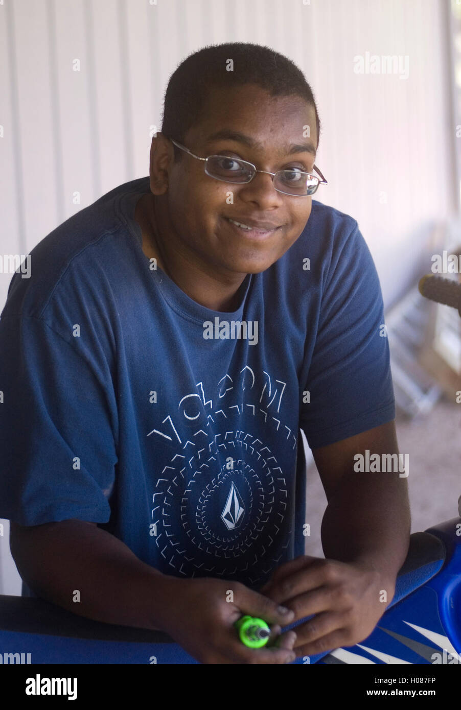 Young man from Boulder Stock Photo - Alamy