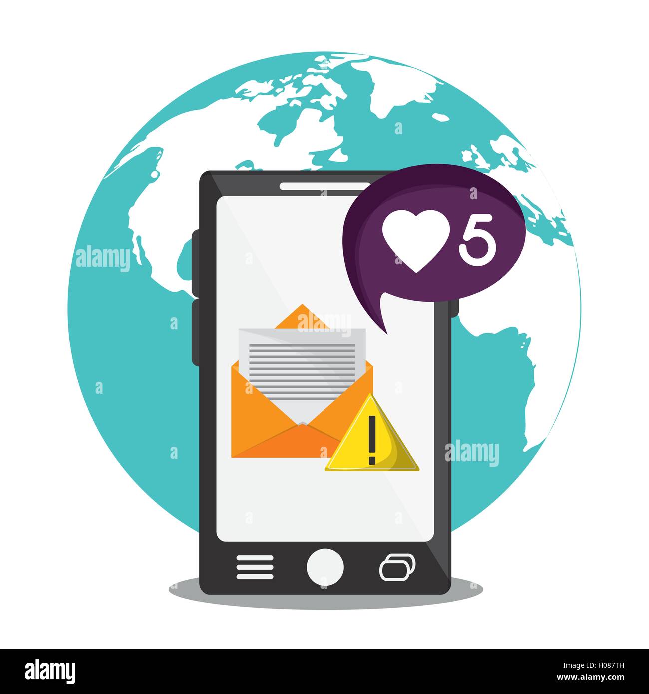 Email message and communication design Stock Vector Image & Art - Alamy